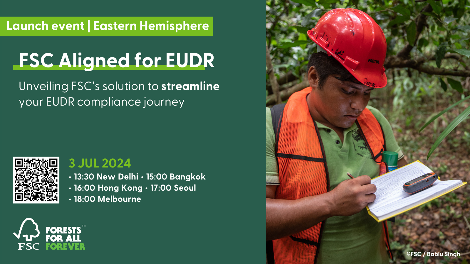 EUDR Launch Event Update: Two Sessions Now Available | Forest Stewardship Council